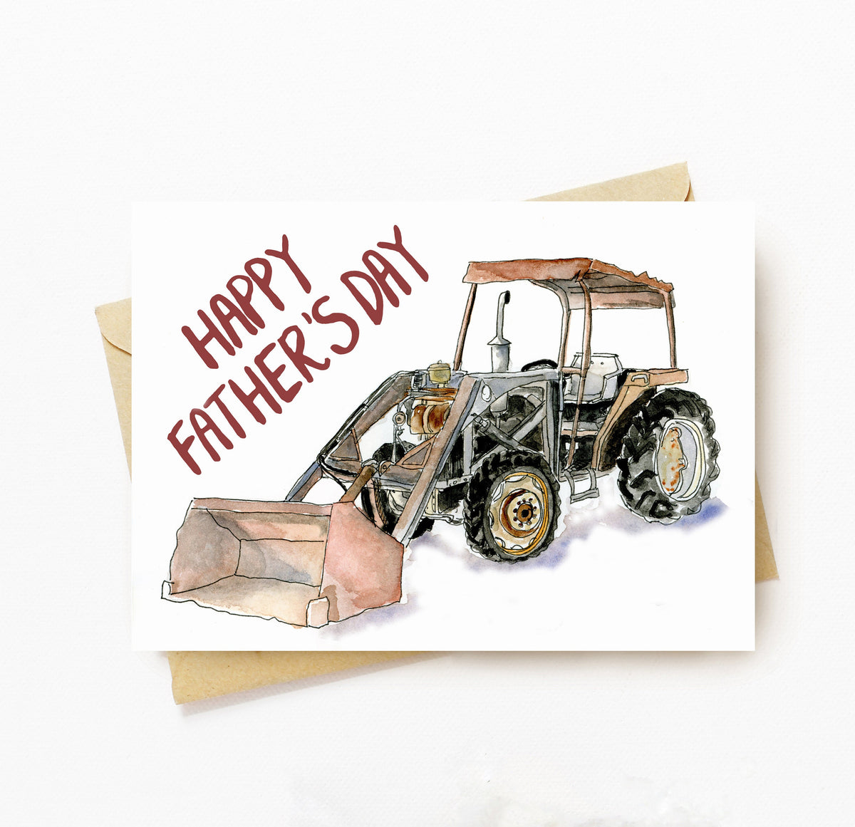 Farmer fathers day card – Shantele Ianna Art